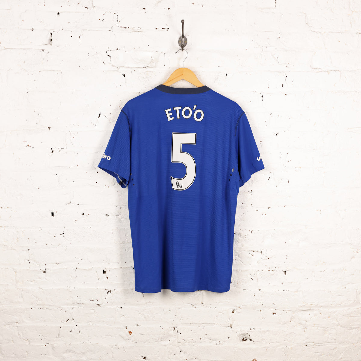 Everton 2014 Umbro Eto'o Home Football Shirt - Blue - XL – Headlock