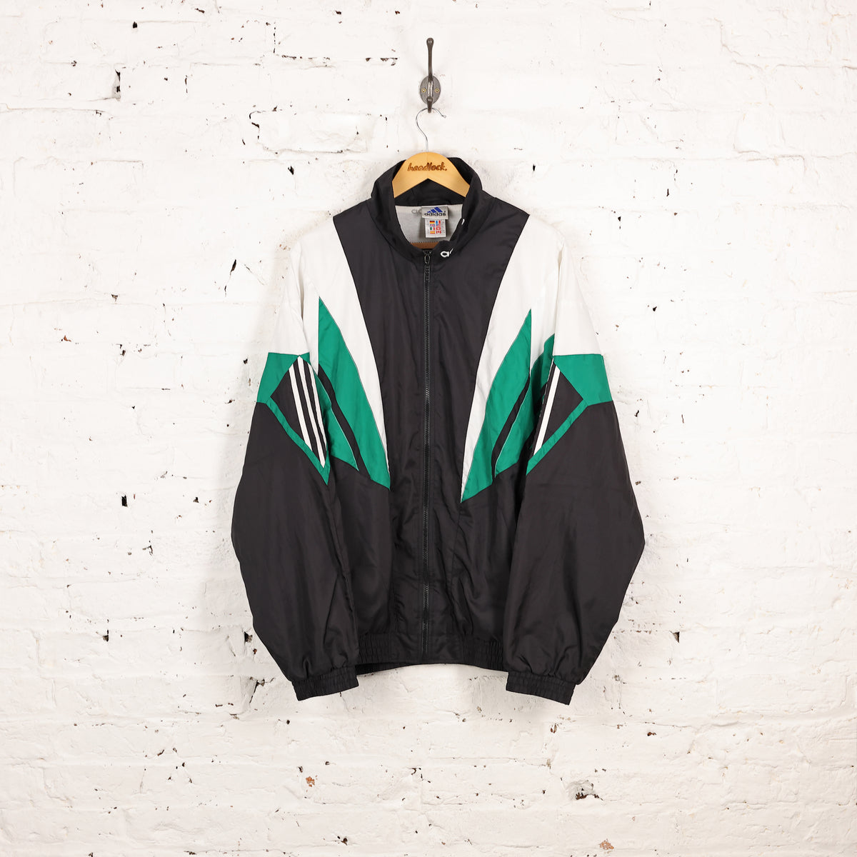 Adidas 90s Shell Tracksuit Top Jacket - Black - XL – Headlock