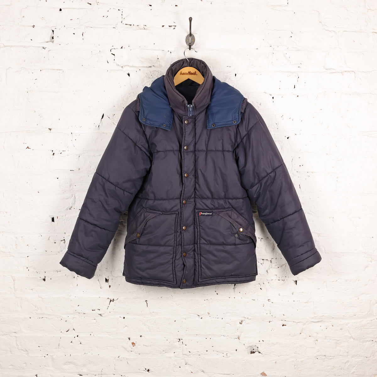 Berghaus 90s Ice Cap Quilted Jacket - Blue - XS – Headlock