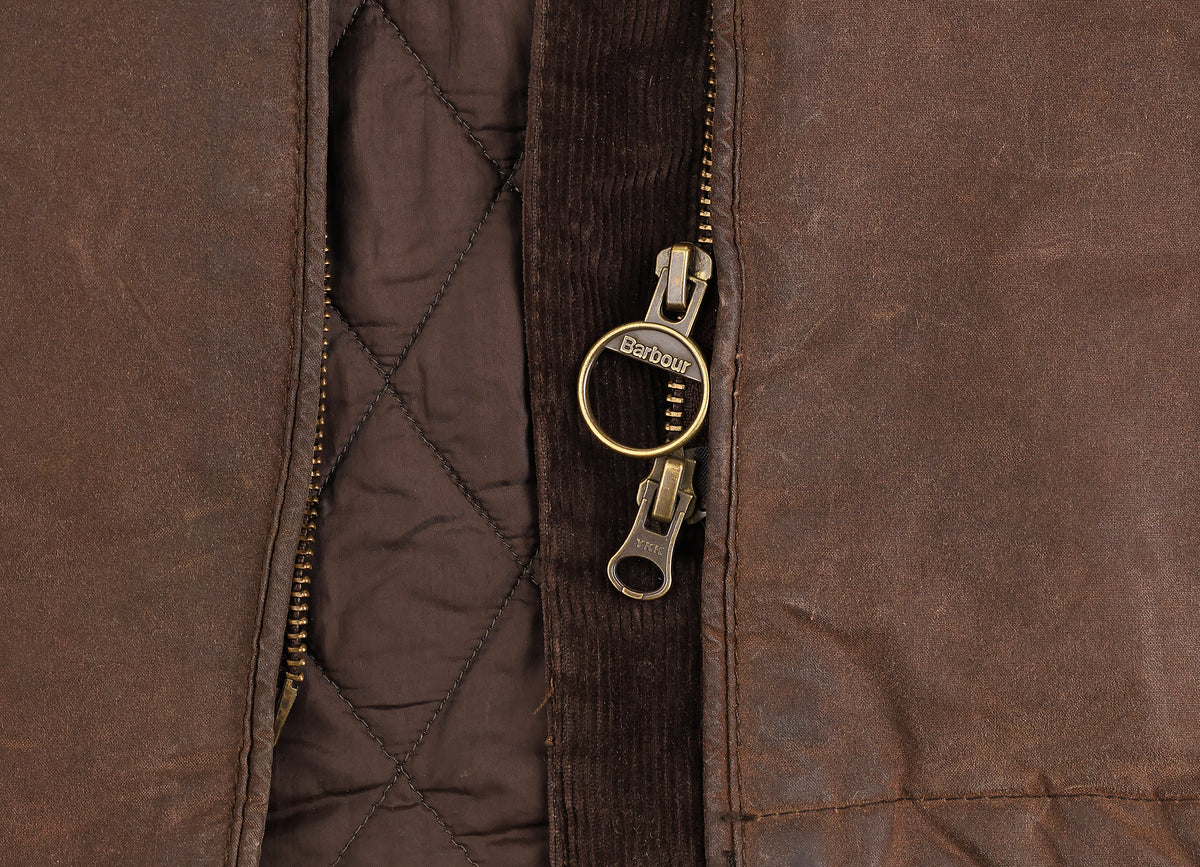 Women's Barbour Cameron Wax Jacket - Brown - Women's L – Headlock