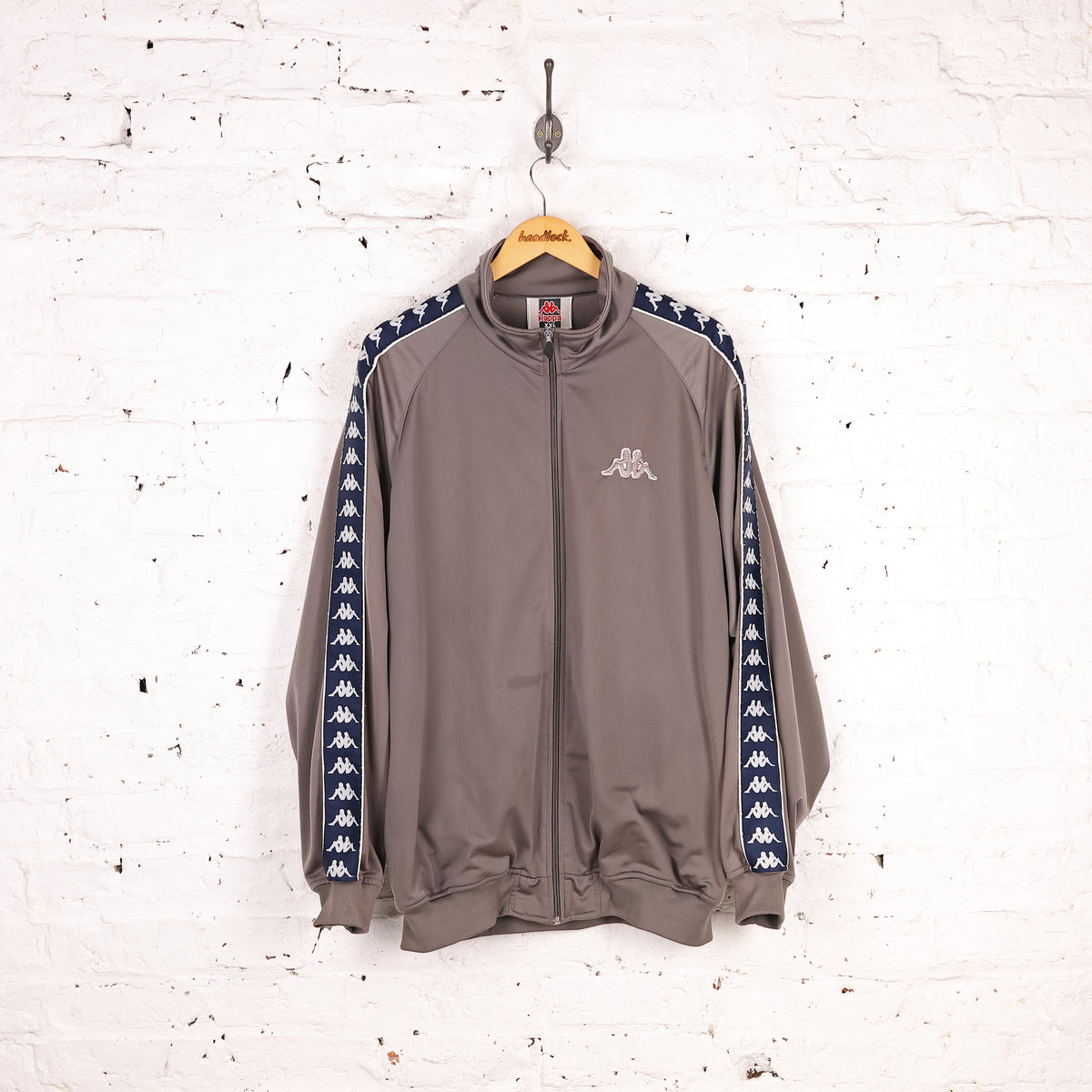 Kappa 90s Tracksuit Top Jacket - Brown - XXL – Headlock