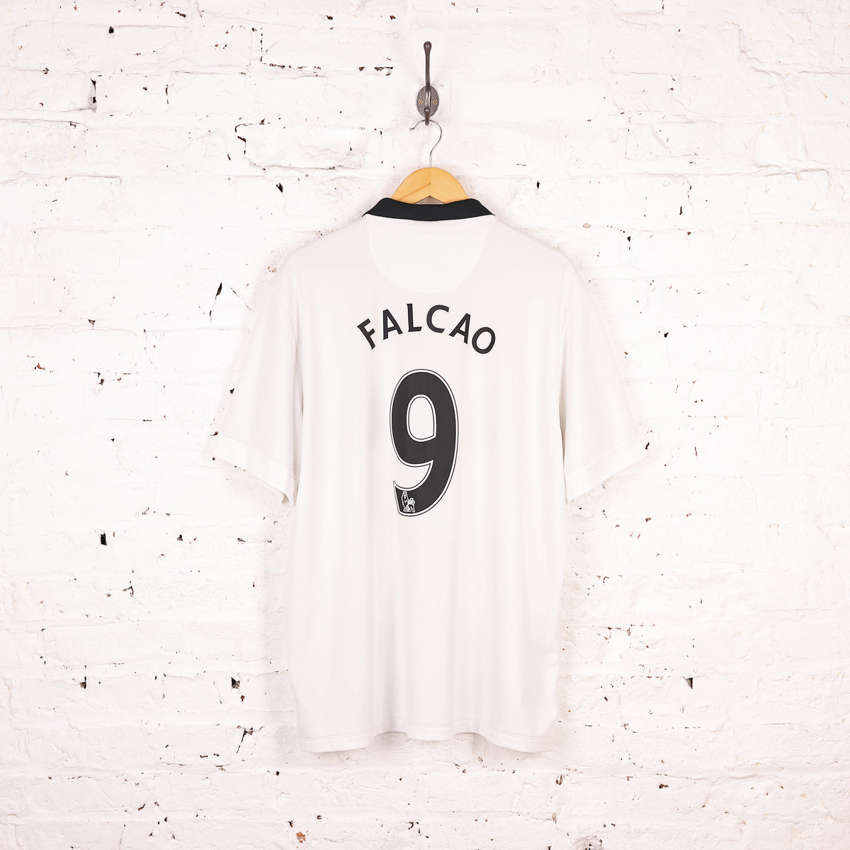 Manchester United FC 2014 Falcao Away Football Shirt - White - XXL ...