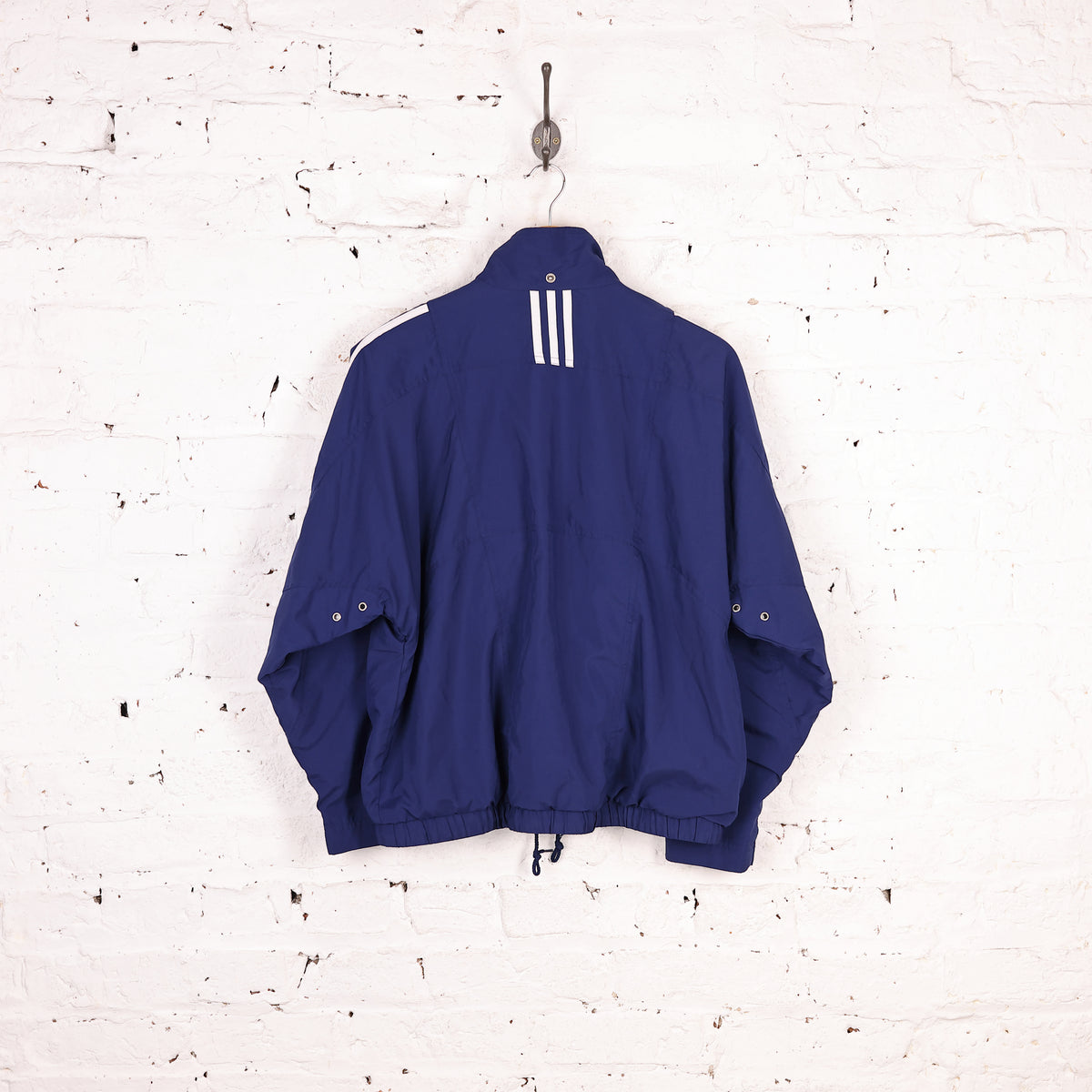 Women's Adidas 90s Shell Tracksuit Top Jacket - Blue - Women's M – Headlock