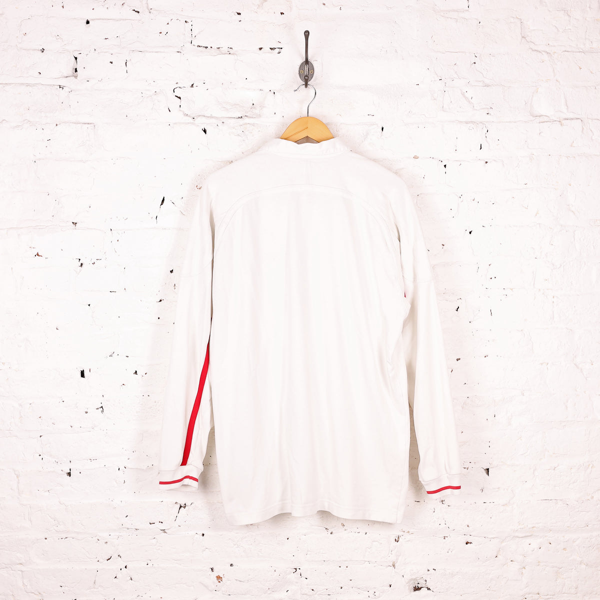 Nike England 1999/00 Rugby Long Sleeve Home Shirt - White - XL – Headlock