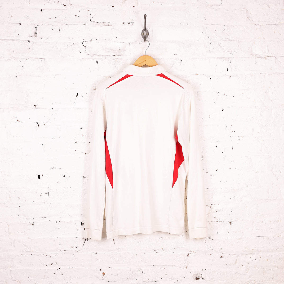 Nike England Rugby Long Sleeve Home Shirt - White - L – Headlock
