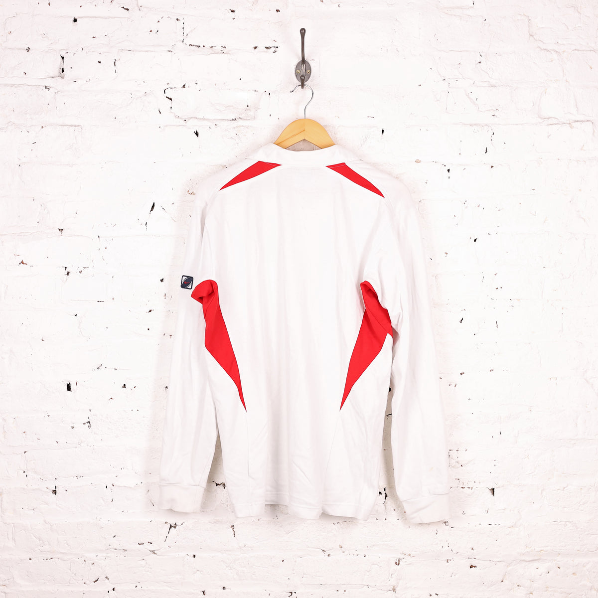 Nike England Rugby Long Sleeve Home Shirt - White - L – Headlock