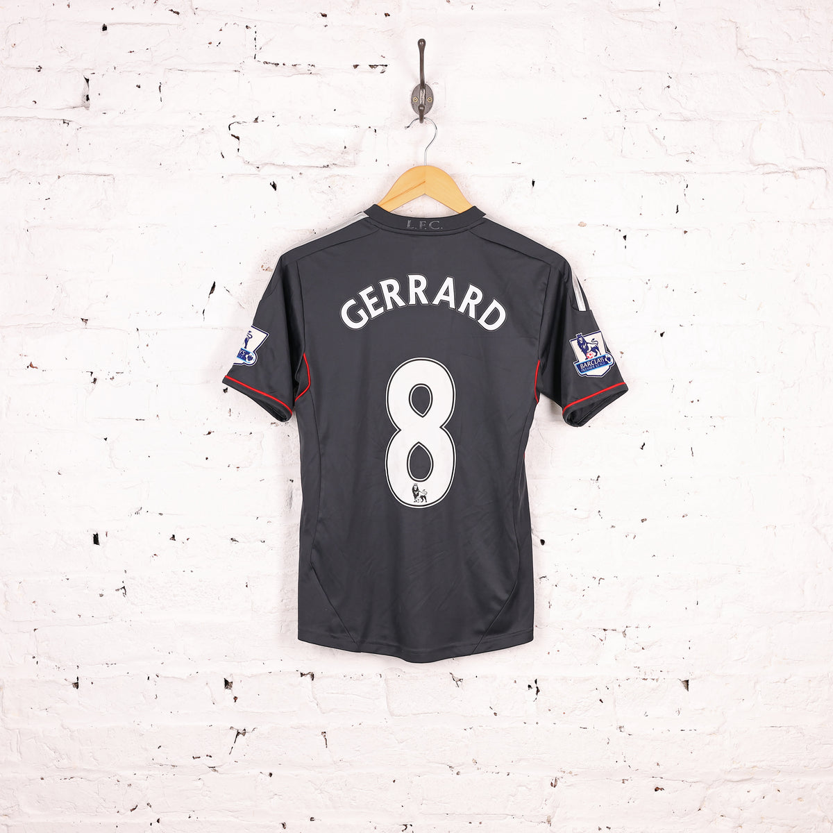Liverpool 2011 Adidas Gerrard Away Football Shirt - Grey - S – Headlock