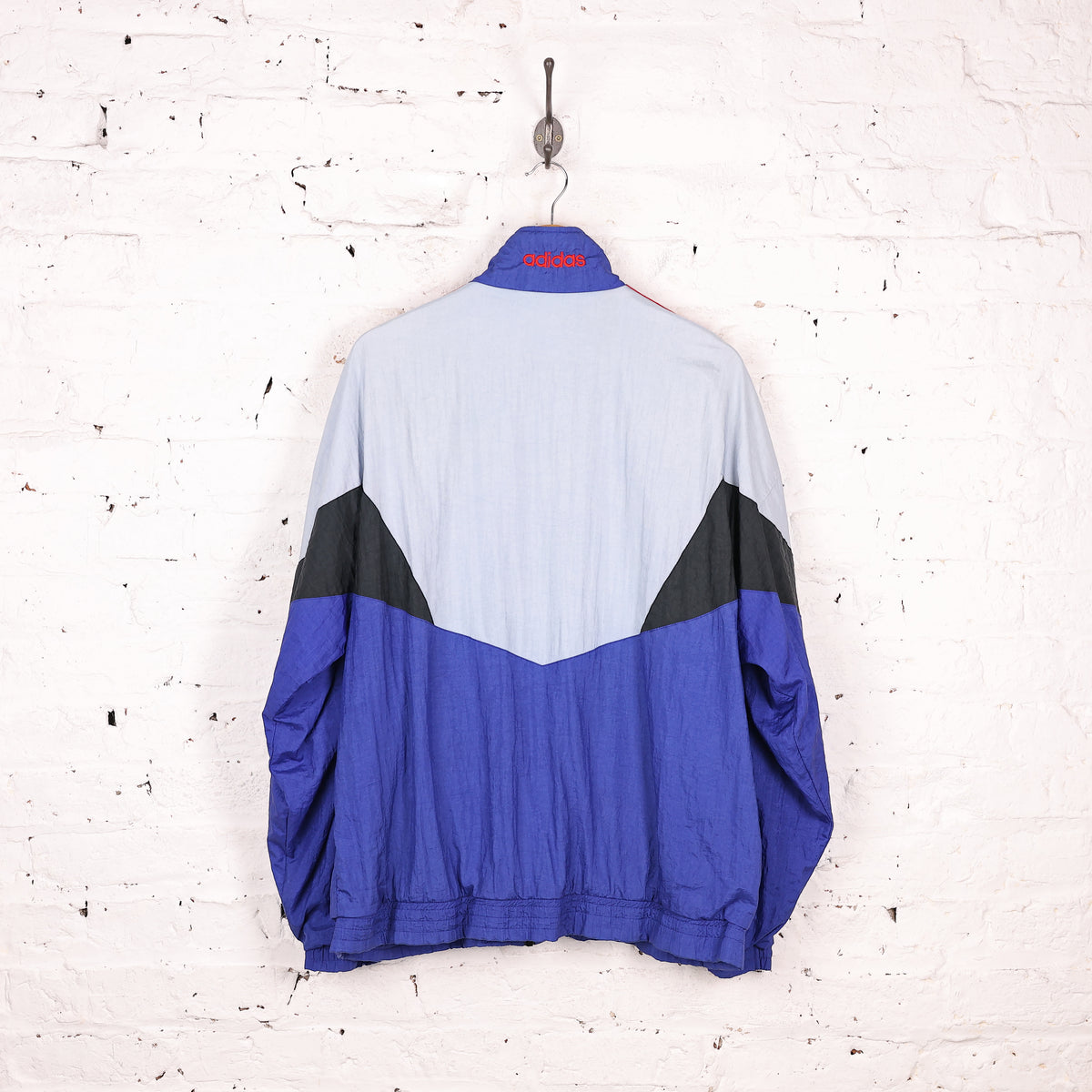 Adidas Shell Tracksuit Top Jacket - Blue - XL – Headlock
