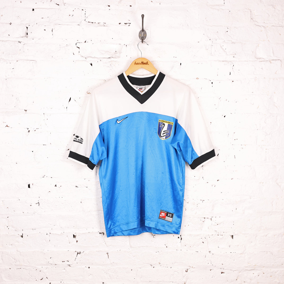 90s Nike Pateadores Football Shirt - Blue - XS – Headlock