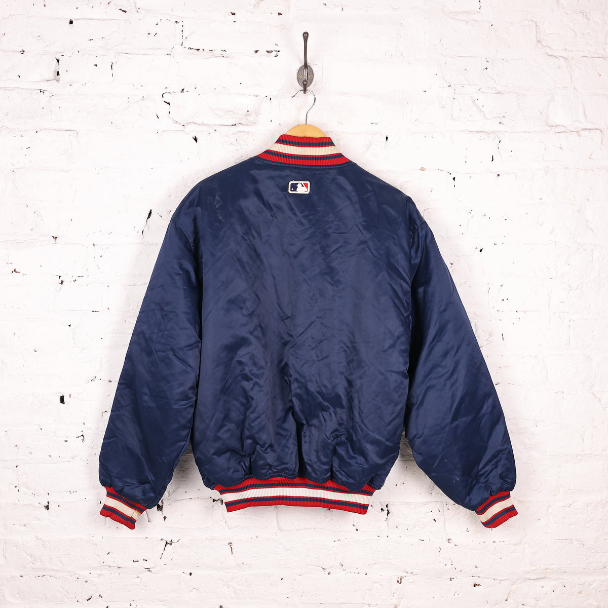 Atlanta Braves Starter Bomber Jacket - Blue - M – Headlock