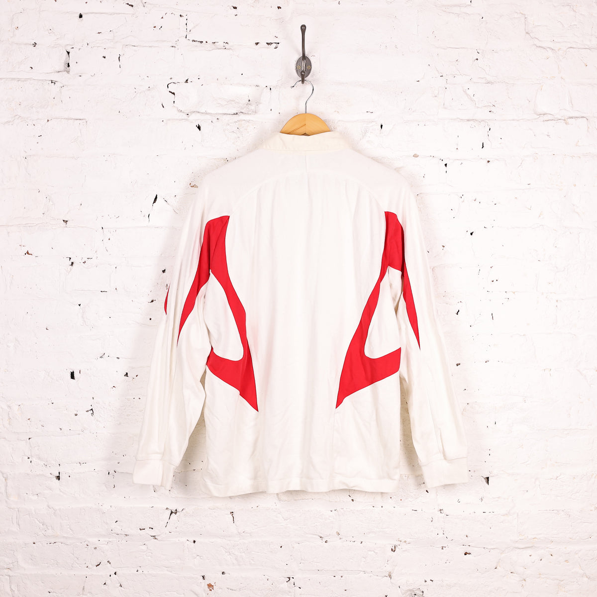 Nike England Long Sleeve Home Rugby Shirt - White - XL – Headlock