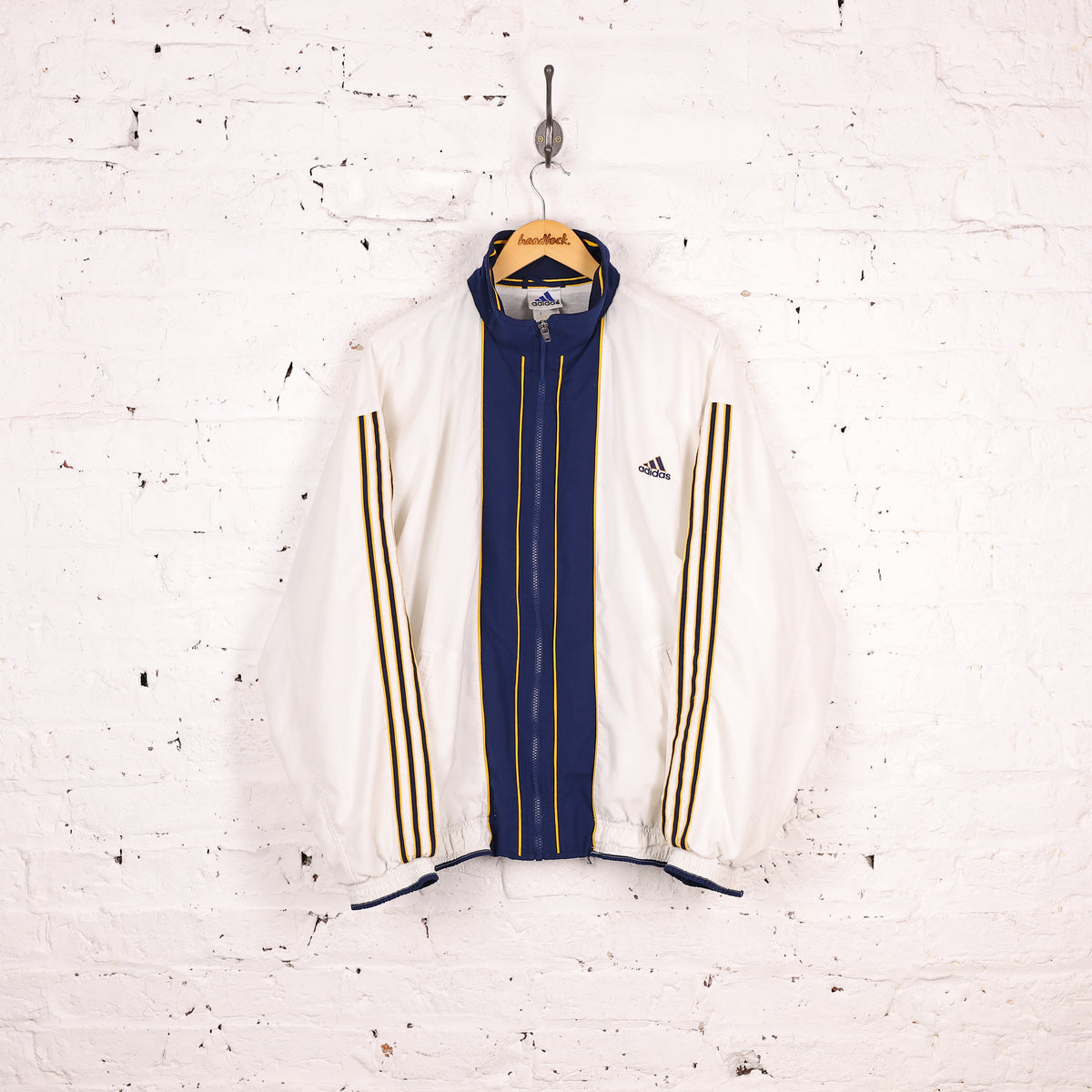 Adidas 90s Tracksuit Top Jacket - White - M – Headlock