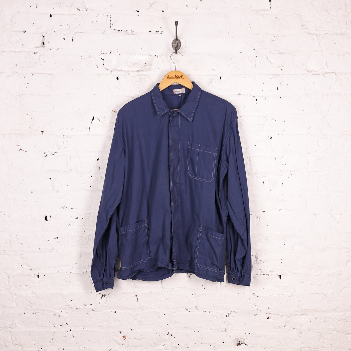 Work Chore Over Shirt - Blue - L – Headlock
