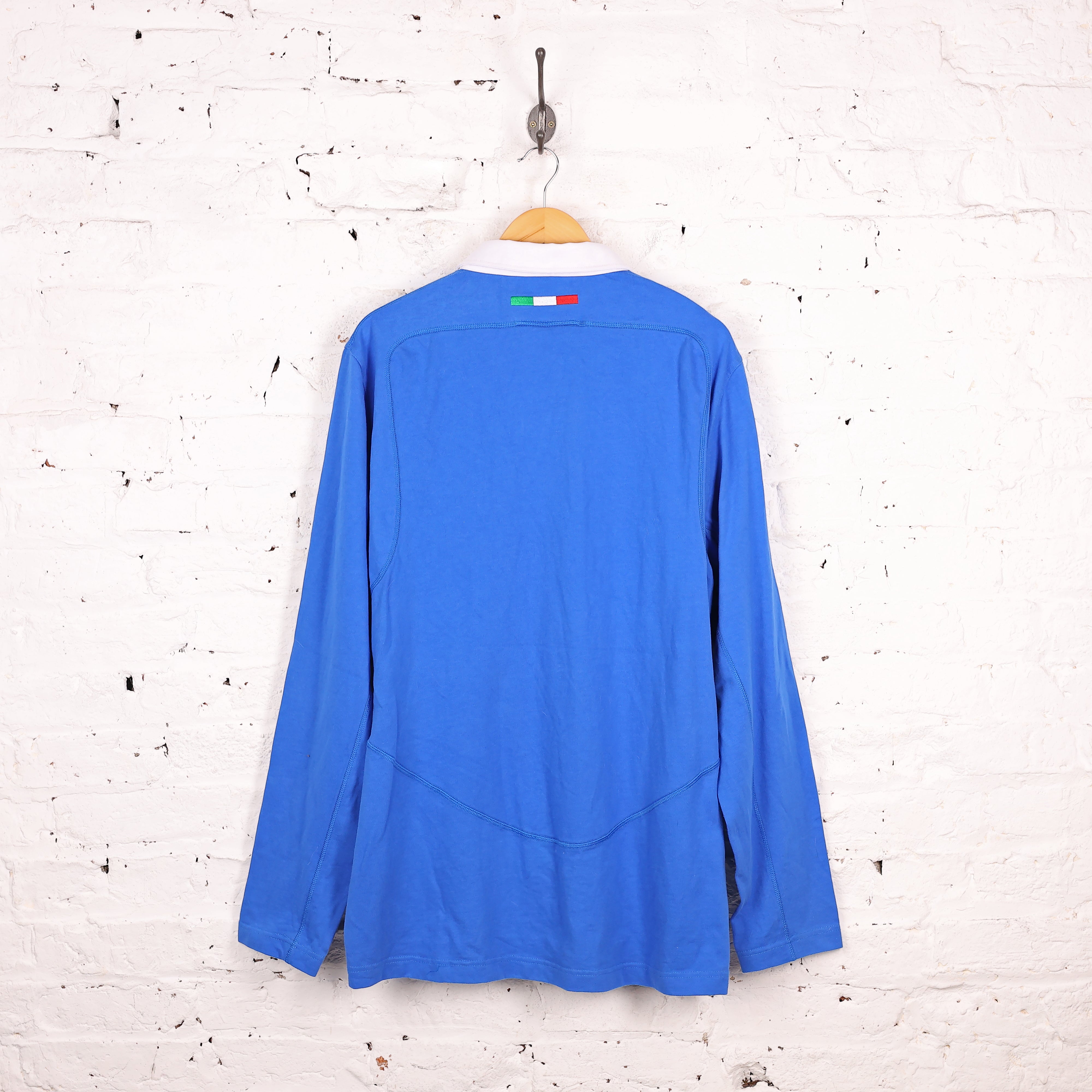 Italy Macron Rugby Shirt - Blue - XXXL – Headlock
