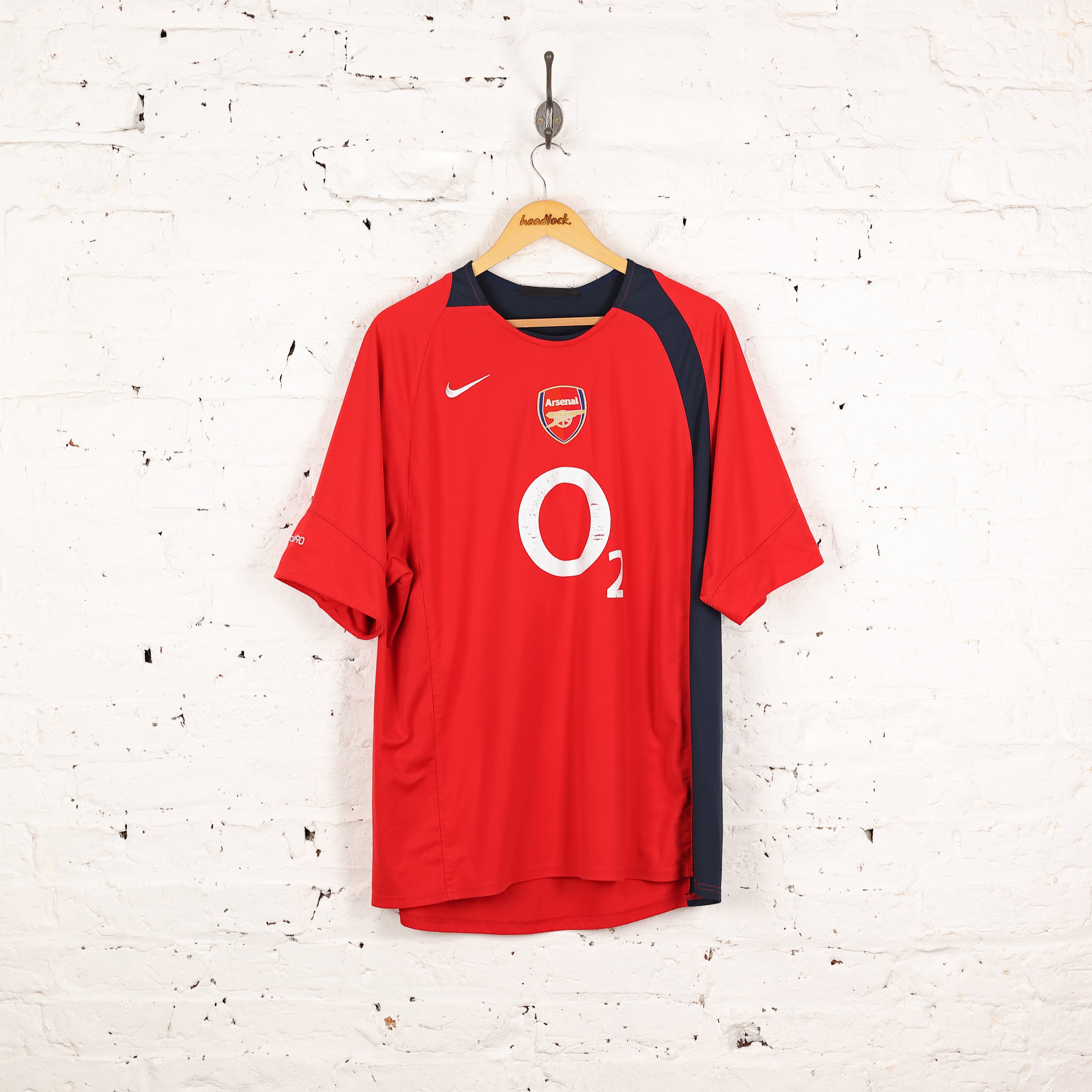 Arsenal 2004 Nike Football Training Shirt - Red - XXL – Headlock