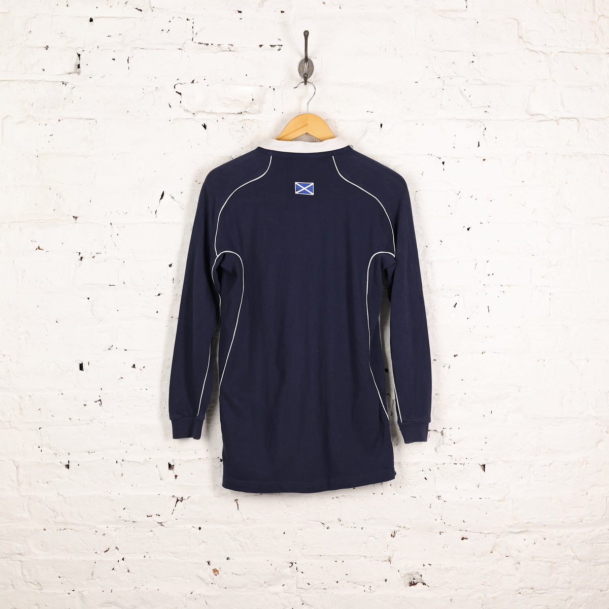 Kids Canterbury Scotland Long Sleeve Rugby Shirt - Blue - L Boys – Headlock