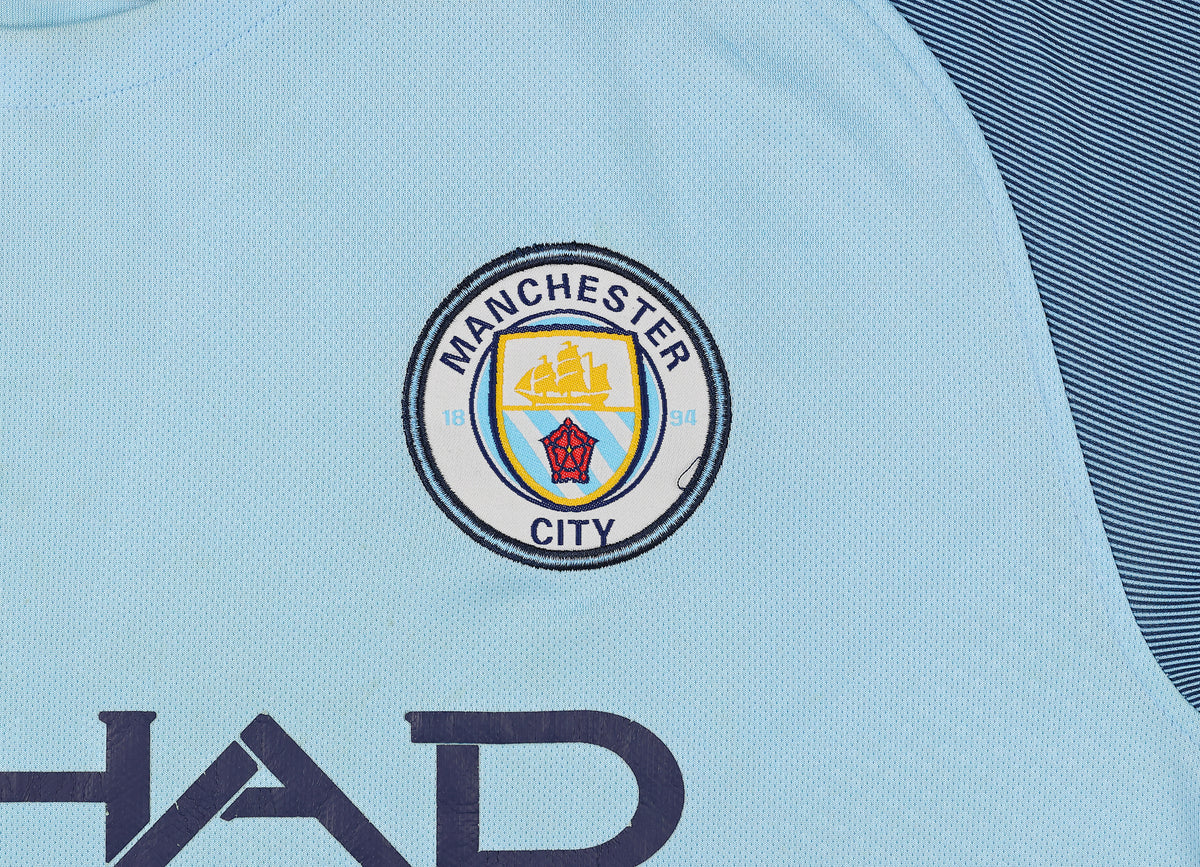 Manchester City Silva 2016 Nike Home Football Shirt - Blue - XL – Headlock