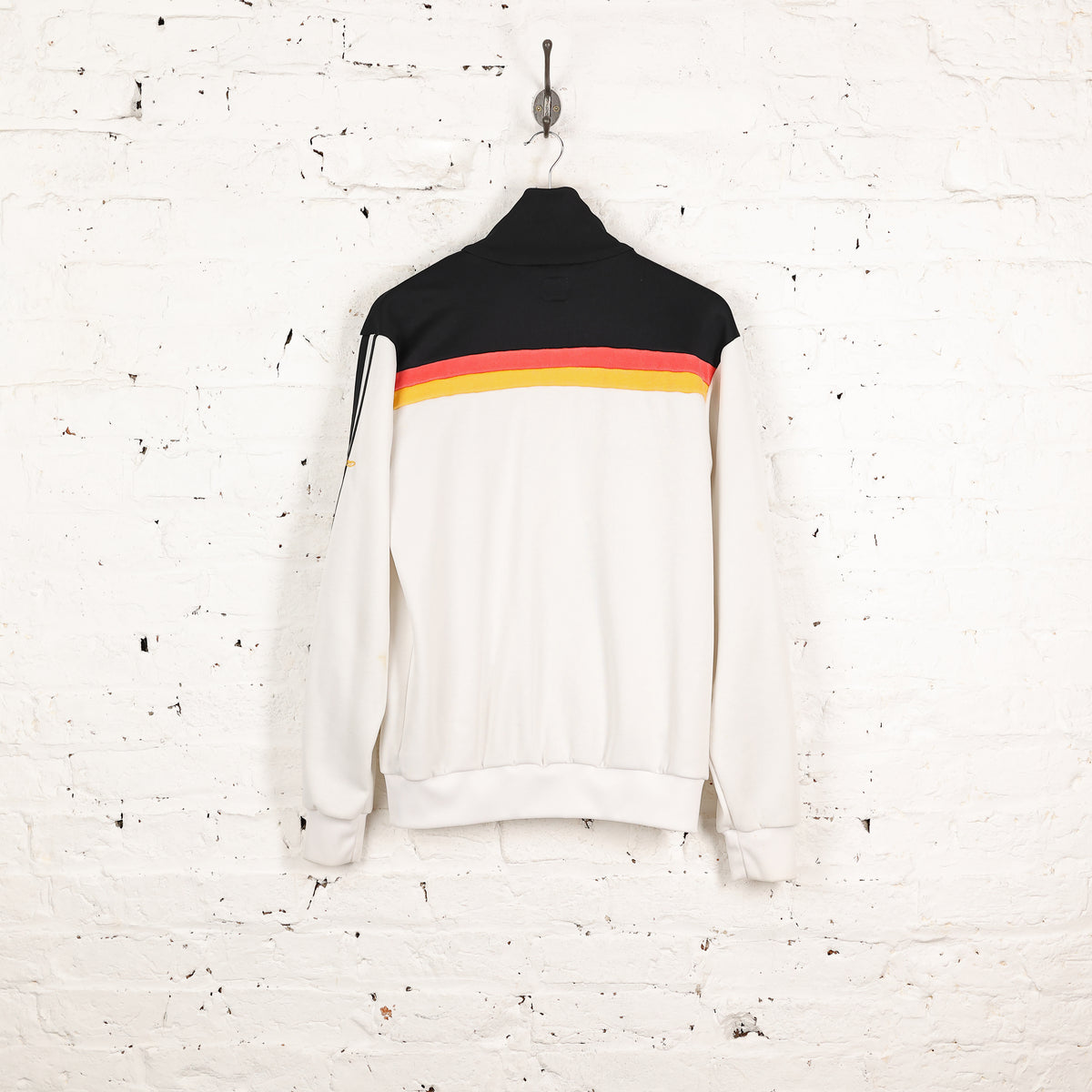 Adidas Germany Football 1980 Reproduction Tracksuit Top Jacket - White ...