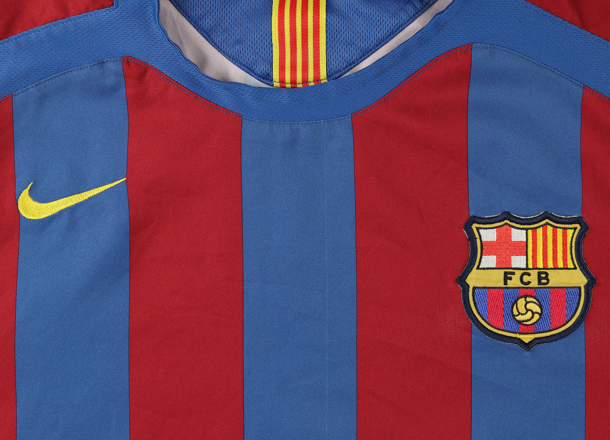 Barcelona 2004 Nike Home Football Shirt - Red - M – Headlock