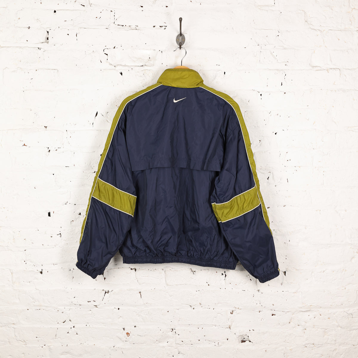 Nike 90s Shell Windbreaker Jacket - Blue - M – Headlock