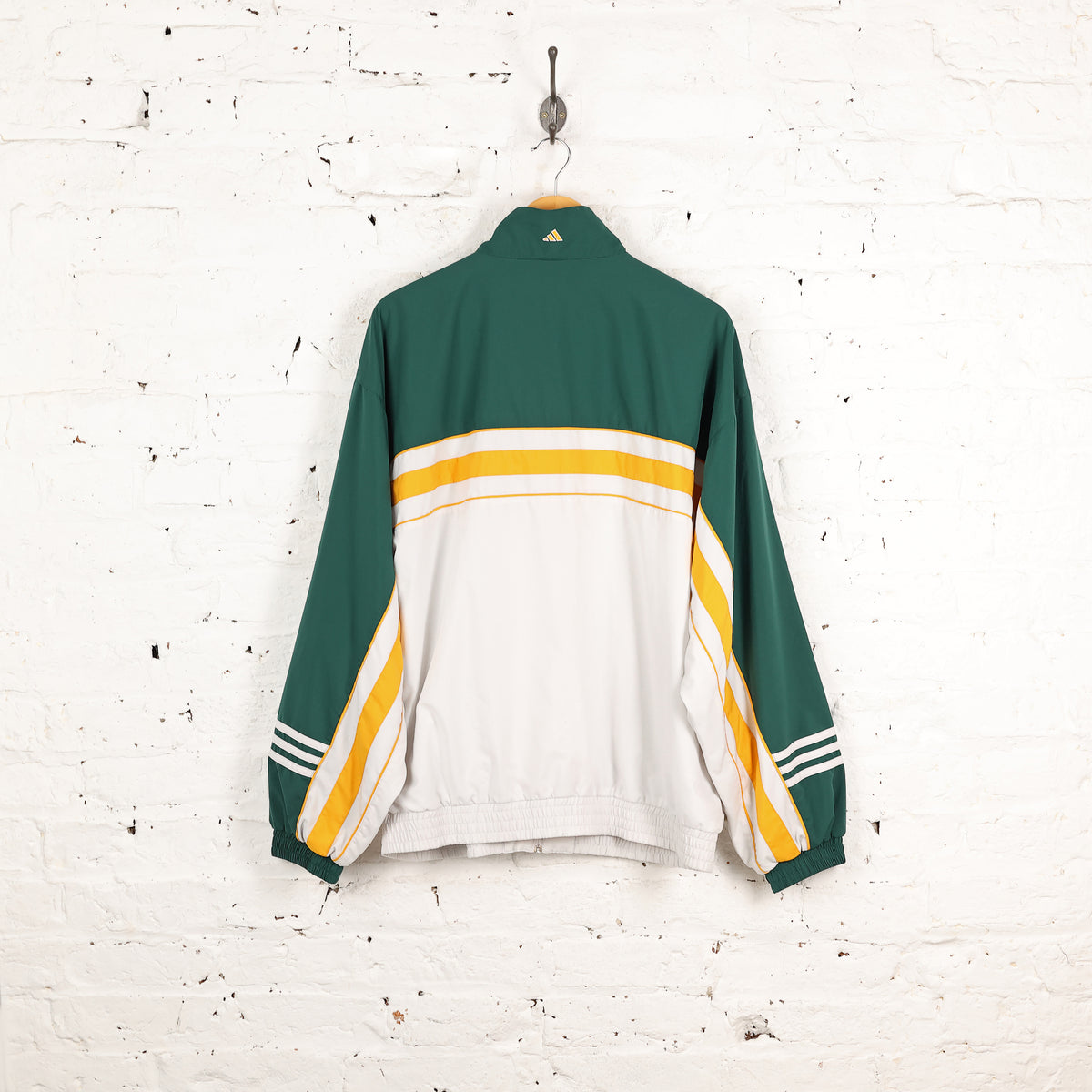 Adidas Shell Tracksuit Top Jacket - White - XXL – Headlock