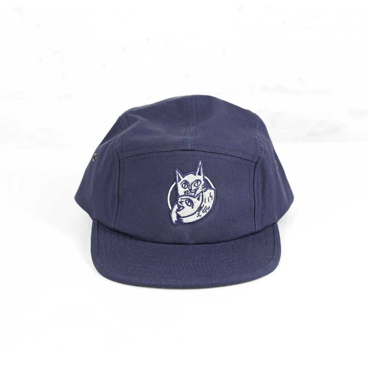 Headlock Cats Canvas 5 Panel Cap - Black/Blue/Olive/Sand/Terracotta