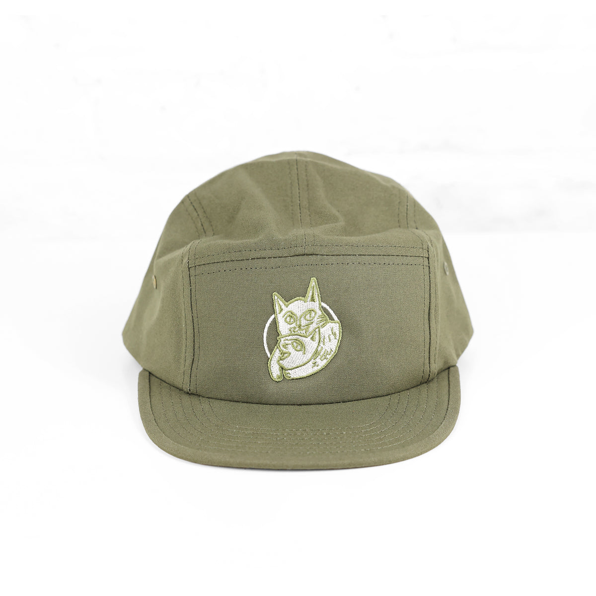 Headlock Cats Canvas 5 Panel Cap - Black/Blue/Olive/Sand/Terracotta