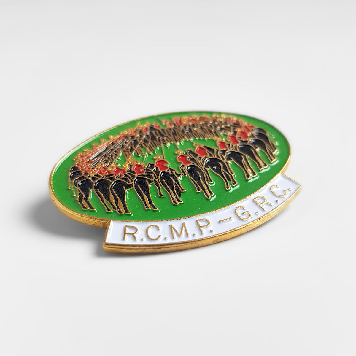 Vintage R.C.M.P - Enamel Pin Badge - Green – Headlock