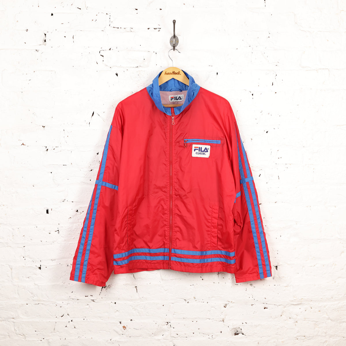Fila Classic 90s Shell Jacket - Red - L – Headlock