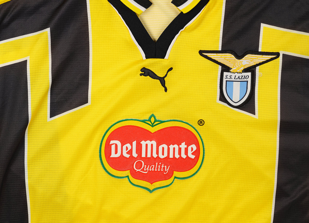 Lazio 1998 Puma Third Football Shirt - Yellow - XL – Headlock
