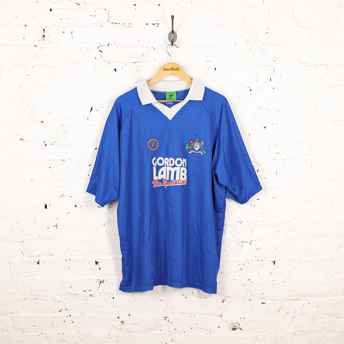 Chesterfield Town 2002 Home Football Shirt - Blue - XL – Headlock
