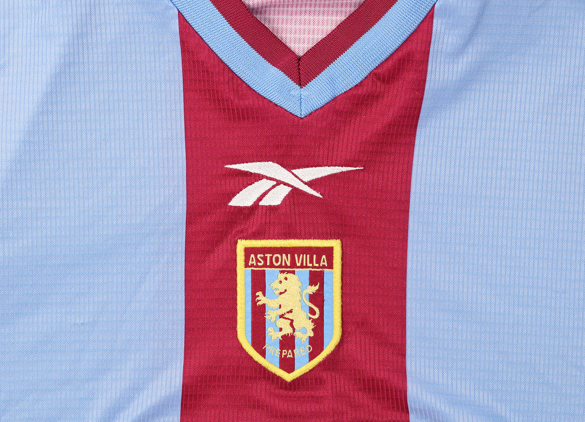 Aston Villa 1999 Reebok Home Football Shirt - Maroon/Blue - L – Headlock