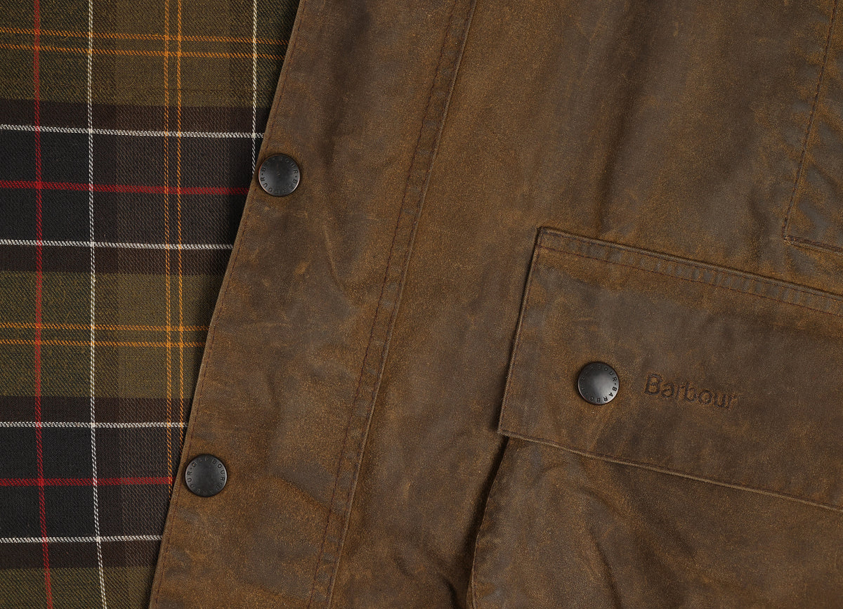 Barbour Classic Moorland Wax Jacket Coat - Brown - XXL – Headlock
