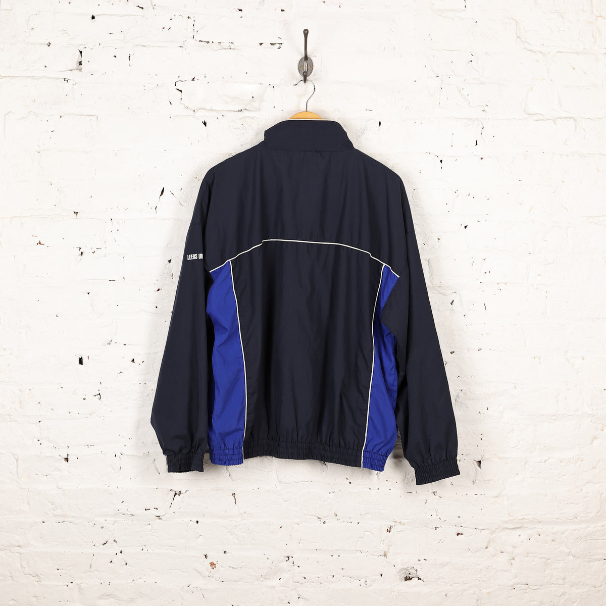 Leeds United Football Tracksuit Top Jacket - Blue - M – Headlock