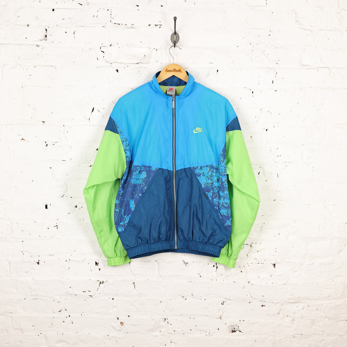 Nike Shell Tracksuit Top Windbreaker Jacket - Blue - S – Headlock