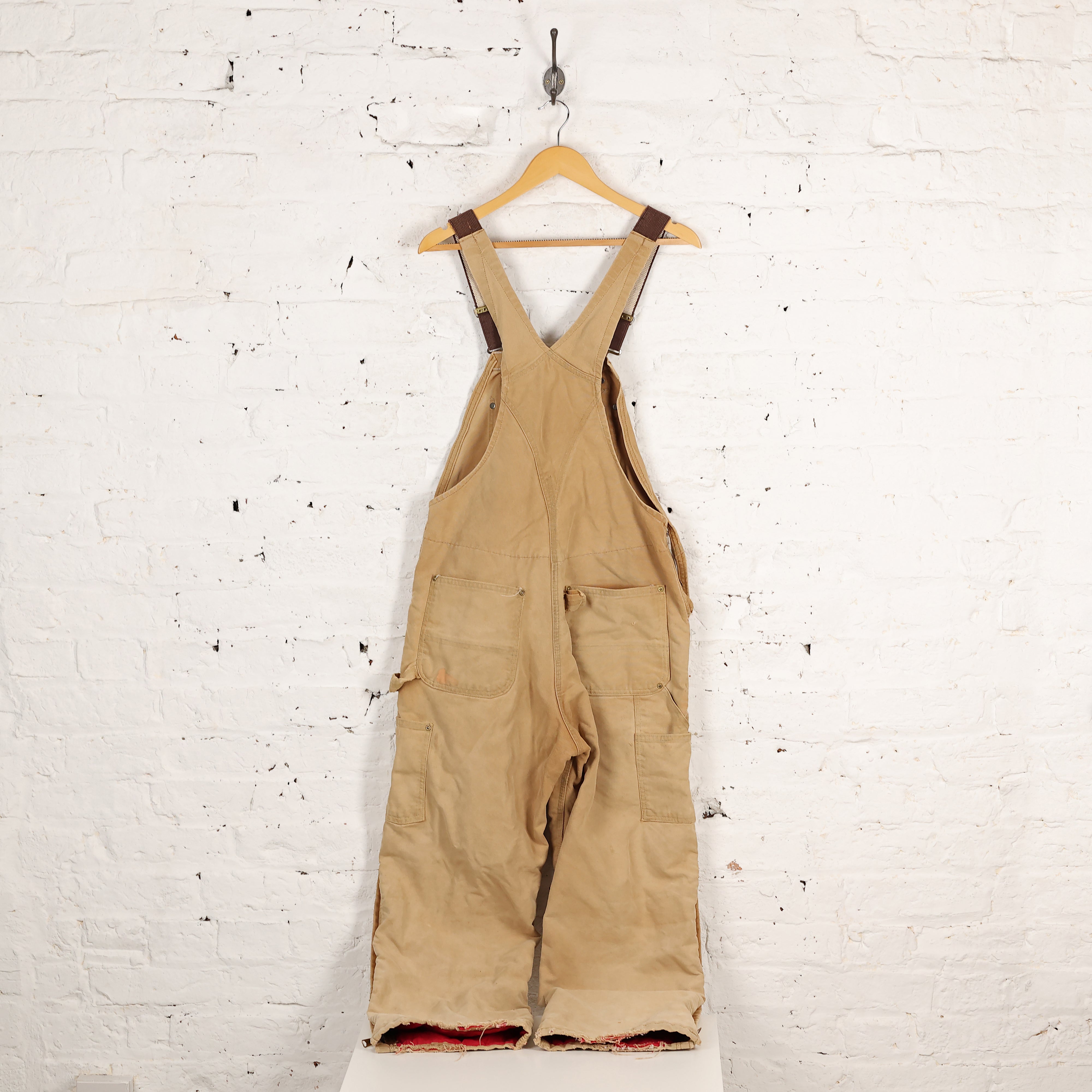 Carhartt Double Knee Work Dungarees - Beige - M – Headlock