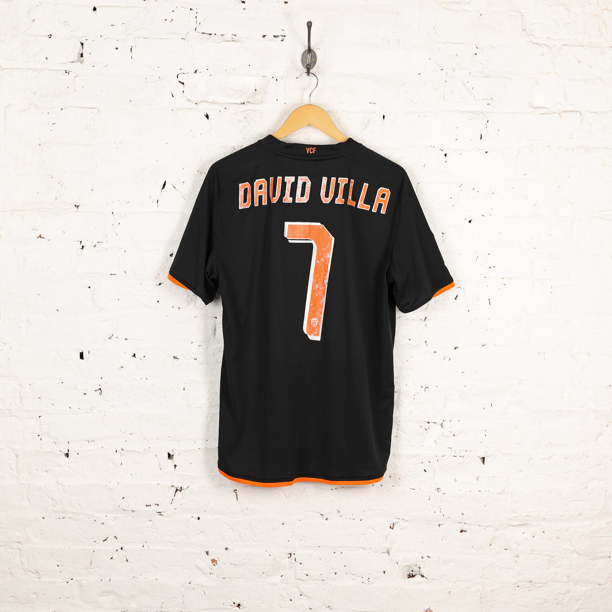 Nike Valencia 2008 Villa Away Football Shirt - Black - L – Headlock