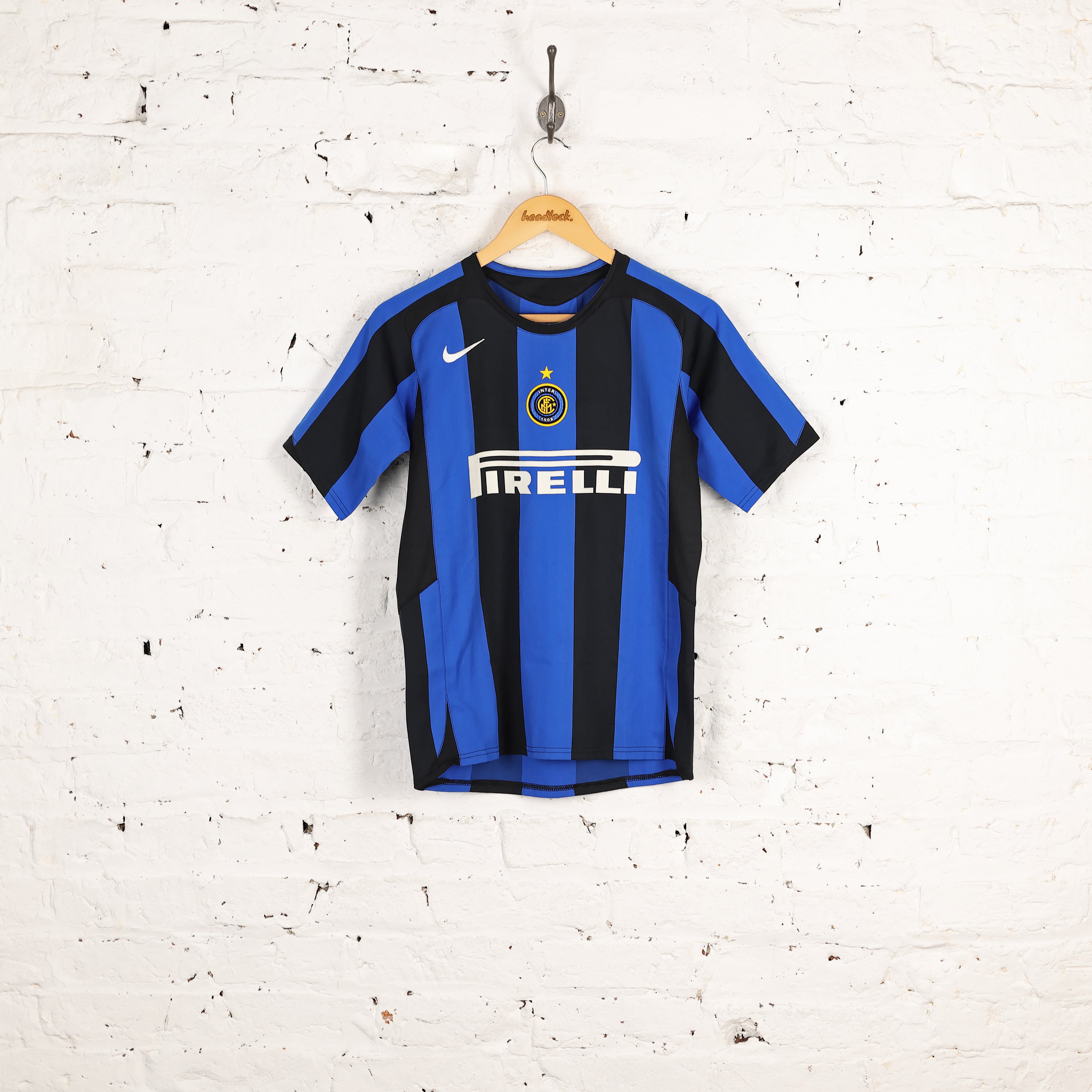 Kids Inter Milan Home Football Shirt - Blue/Black - L Boys – Headlock
