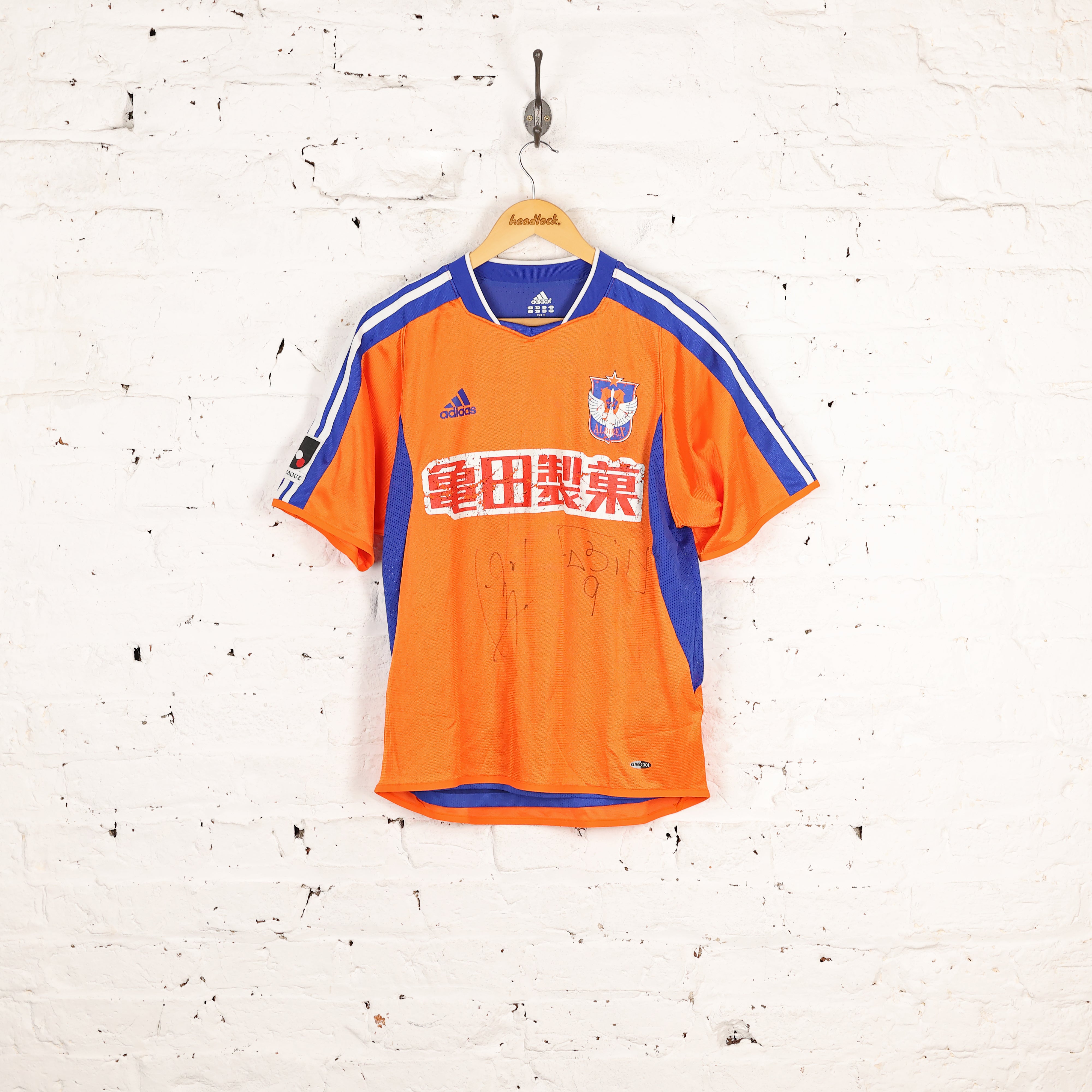 Albirex Niigata 2003 Home Football Shirt - Orange - M – Headlock