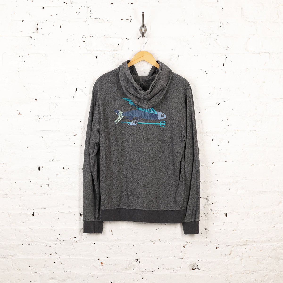 Patagonia Full Zip Fish Hoodie - Grey - M – Headlock
