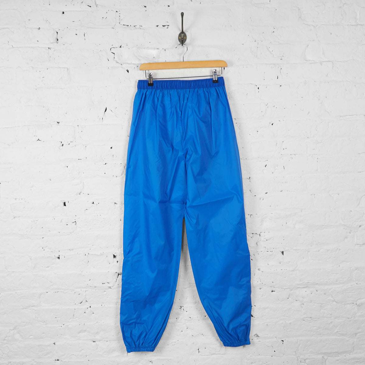 K-Way Waterproof Tracksuit Bottoms - Blue - M – Headlock