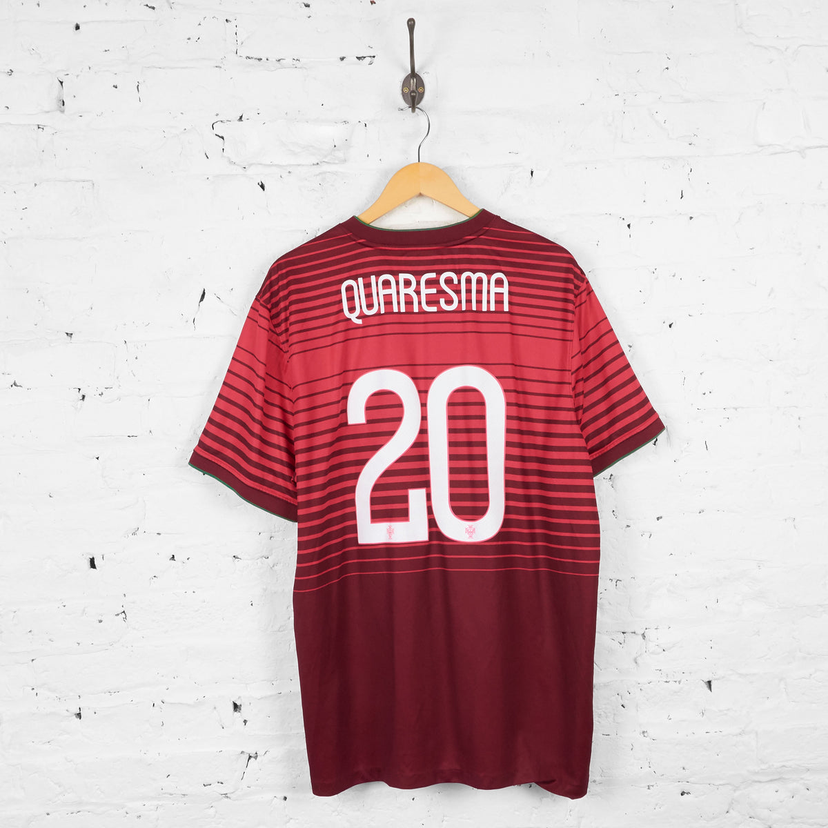 Portugal 2014 Quaresma 20 Home Football Shirt - Red - XXL – Headlock